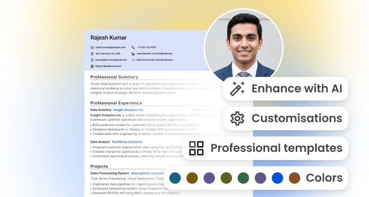 Resume Builder - Create ATS-friendly Resumes for Free