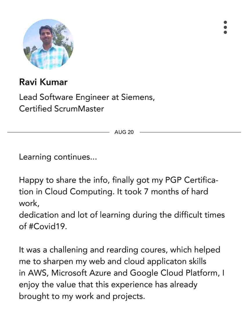 Hear From Our Alumni | Great Learning - Success Stories