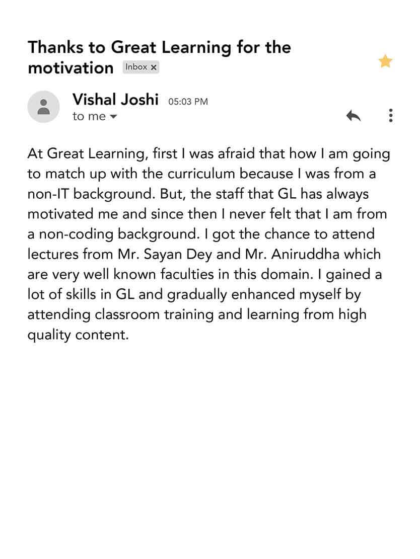 Hear From Our Alumni | Great Learning - Success Stories