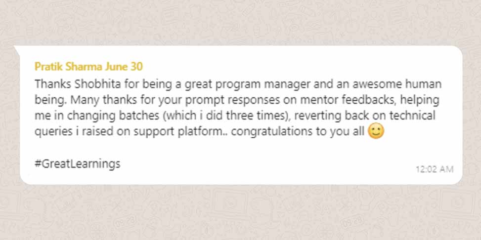 Hear From Our Alumni | Great Learning - Success Stories