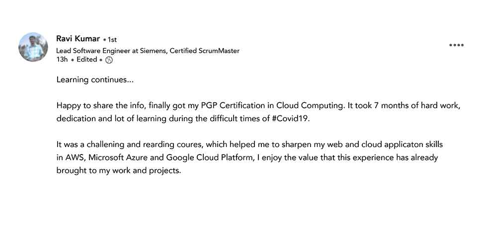 Hear From Our Alumni | Great Learning - Success Stories