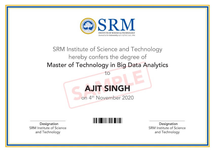 Mtech In Big Data Analytics Learn Data Science And Machine Learning